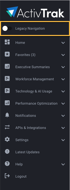Release Notes: Navigation Toggle for Existing Accounts – ActivTrak Help ...